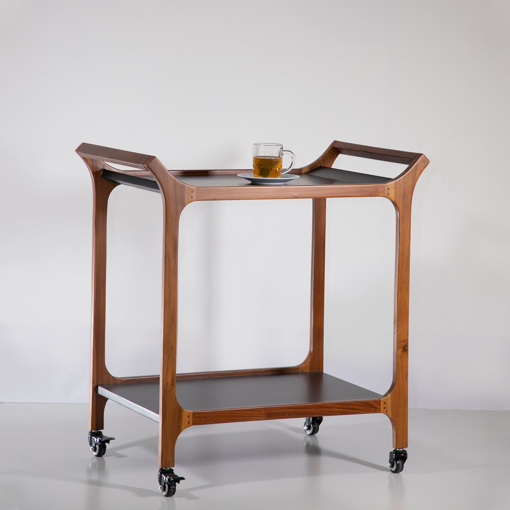 Wooden Modern Trolley - Stylish Tea & Serving Cart | Bohu – Bohu Bangladesh