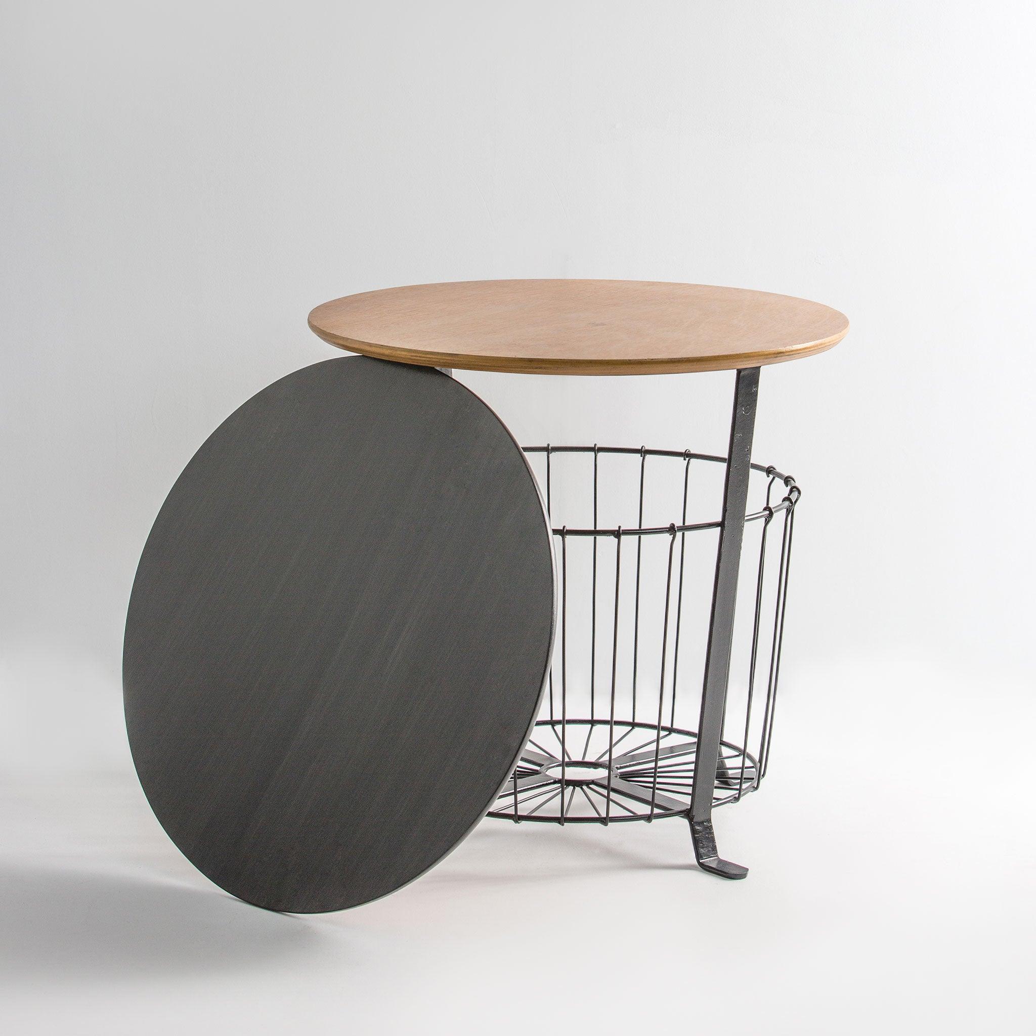 Basket Table - Wooden & Wire Basket Tables | Furniture – Bohu Bangladesh